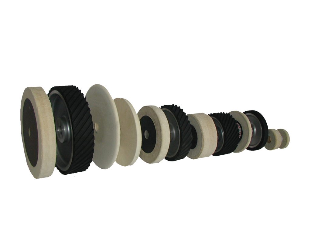 Urethane 1-inch wide contact wheel - Stephen Bader